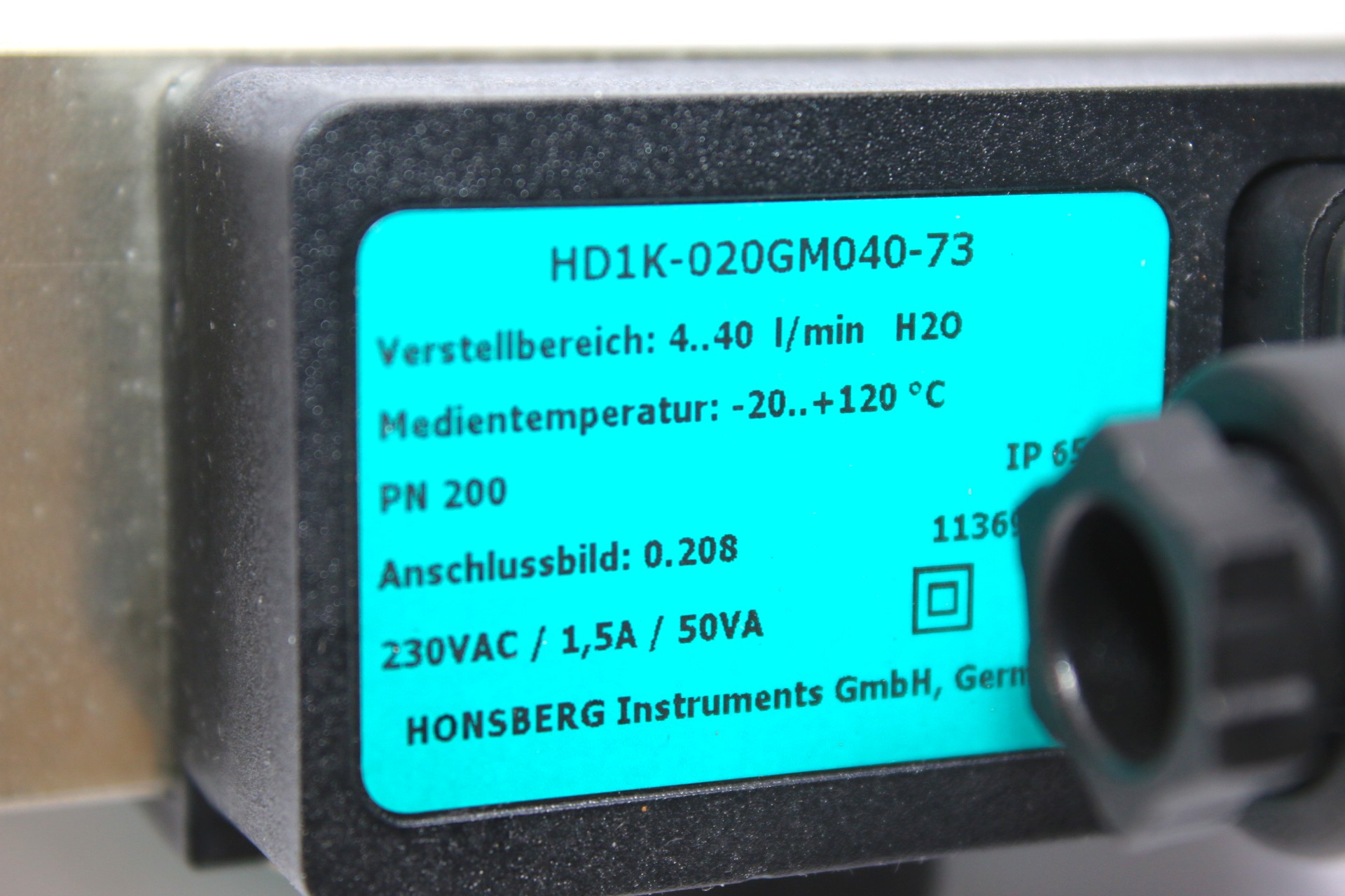 HONSBERG HD1K-020GM040-73 FLOW SWITCH - JA Jordan Anwar EST.