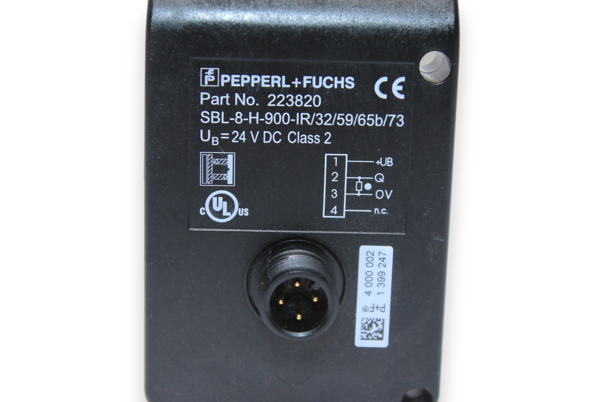 PEPPERL+FUCHS SBL-8-H-900-IR/32/59/65b/73 BACKGROUND SUPPRESSION SENSOR ...