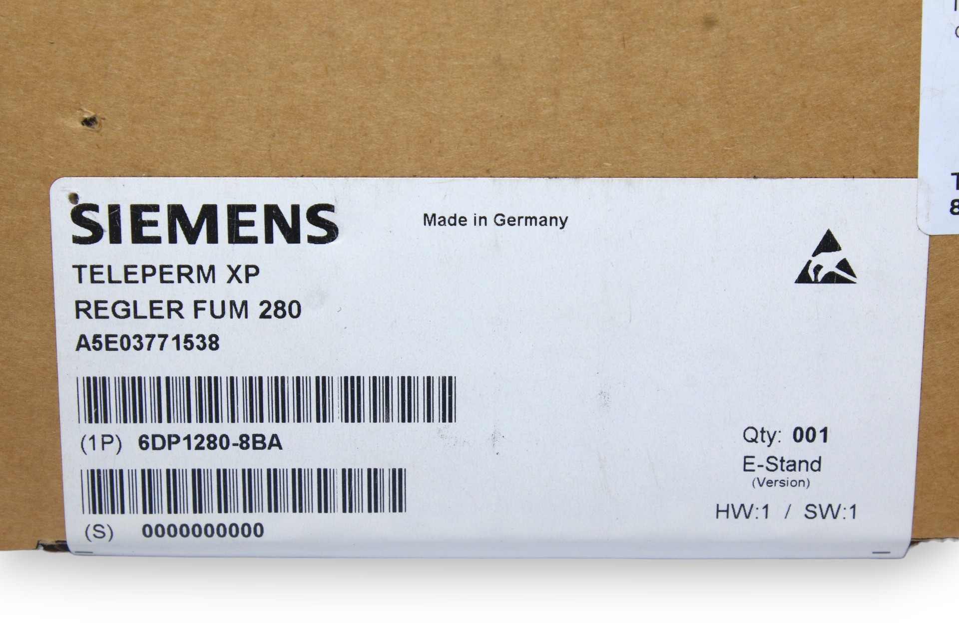 SIEMENS 6DP1280-8BA TELEPERM XP MODULE FUM 280 - JA Jordan Anwar EST.