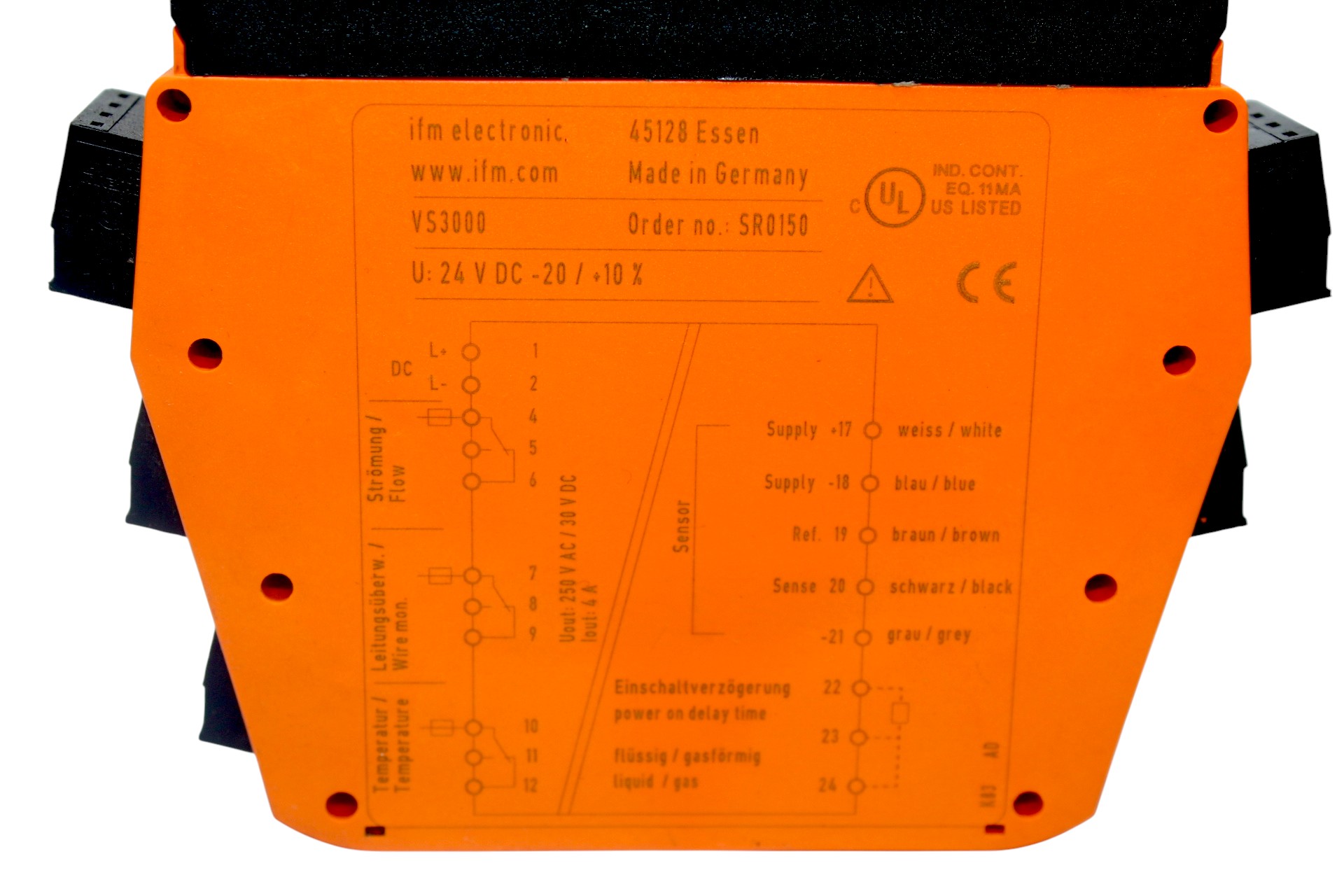 IFM VS3000 EVALUATION SYSTEM FOR FLOW SENSOR SR0150 - JA Jordan Anwar EST.