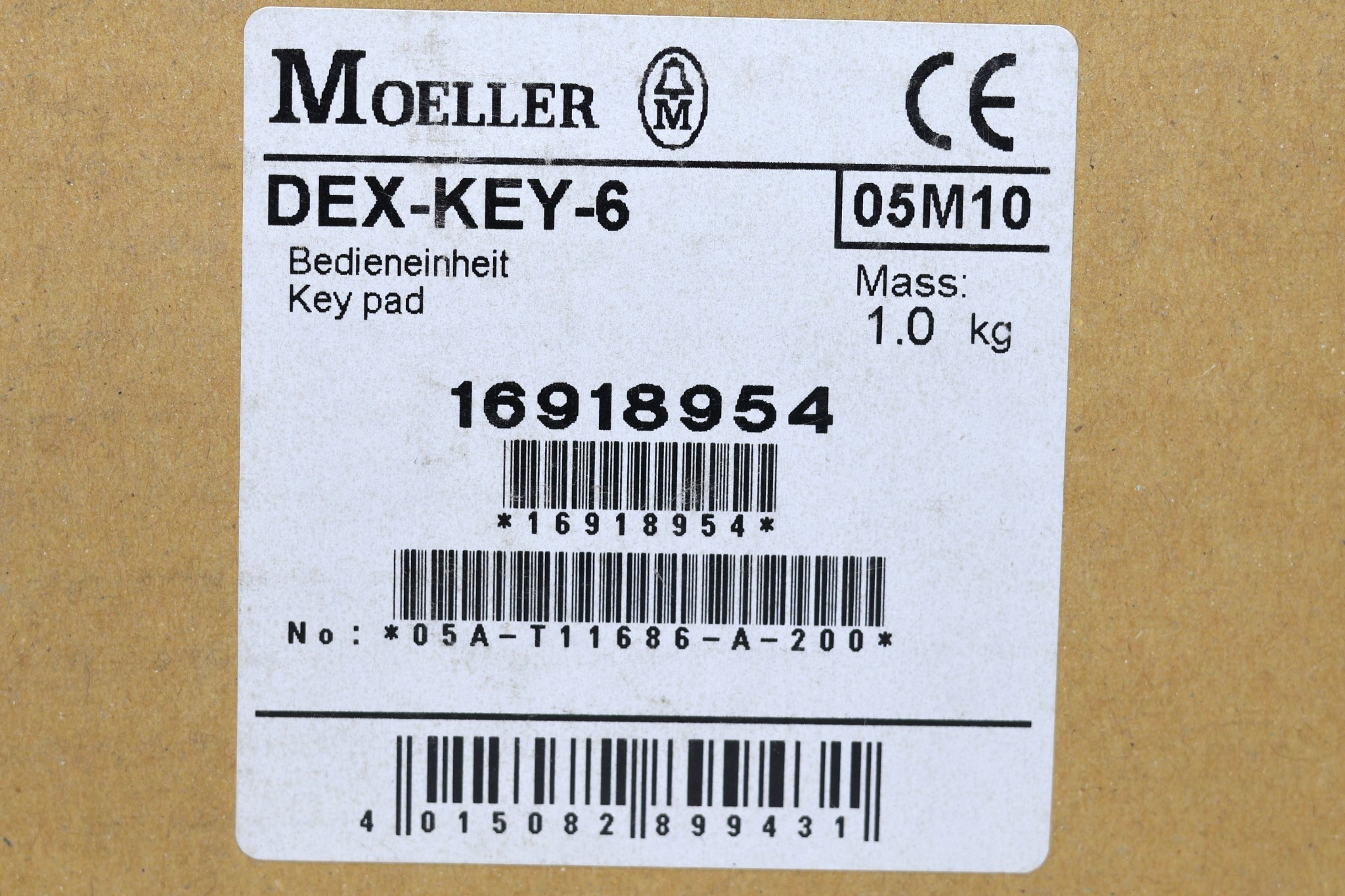 MOELLER DEX-KEY-6 LCD KEYPAD 16918954 - JA Jordan Anwar EST.