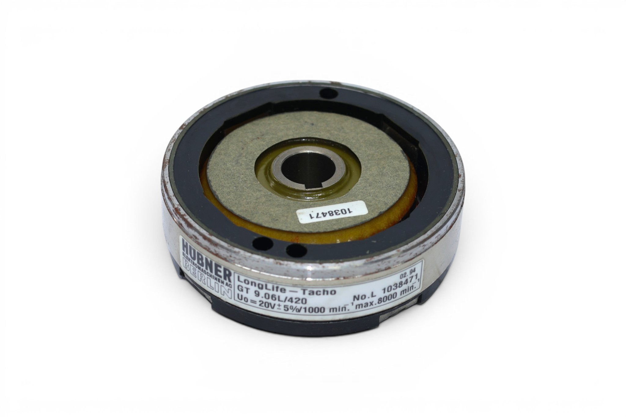 HUBNER BERLIN GT 9.06L/420 TACHOGENERATOR 1038471 - JA Jordan Anwar EST.